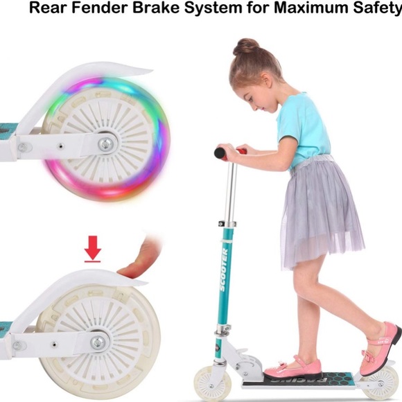 Other | Scooter For Kids With Led Light Up Wheels | Poshmark
